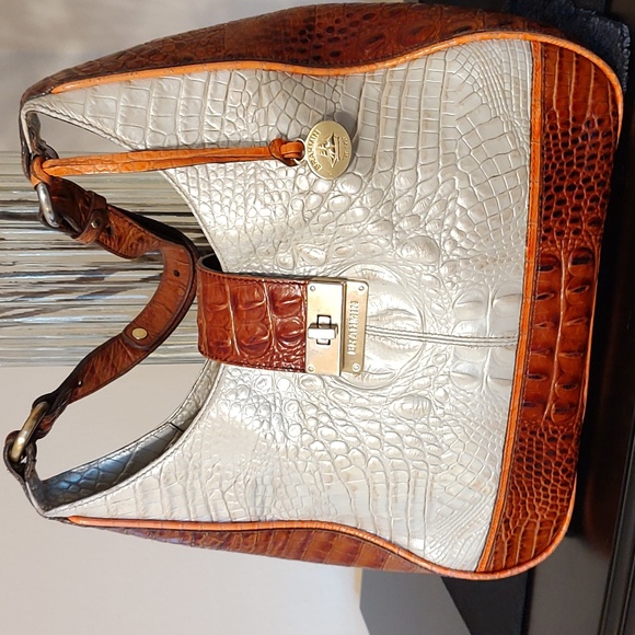 Brahmin | Bags | Brahmin Tricolor Melbourne Pecan Ombre Shoulder Bag ...
